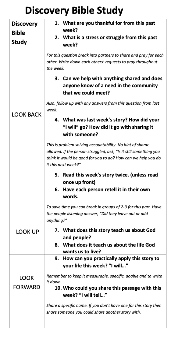 DISCOVERY BIBLE STUDY — WhyNotHere.mov